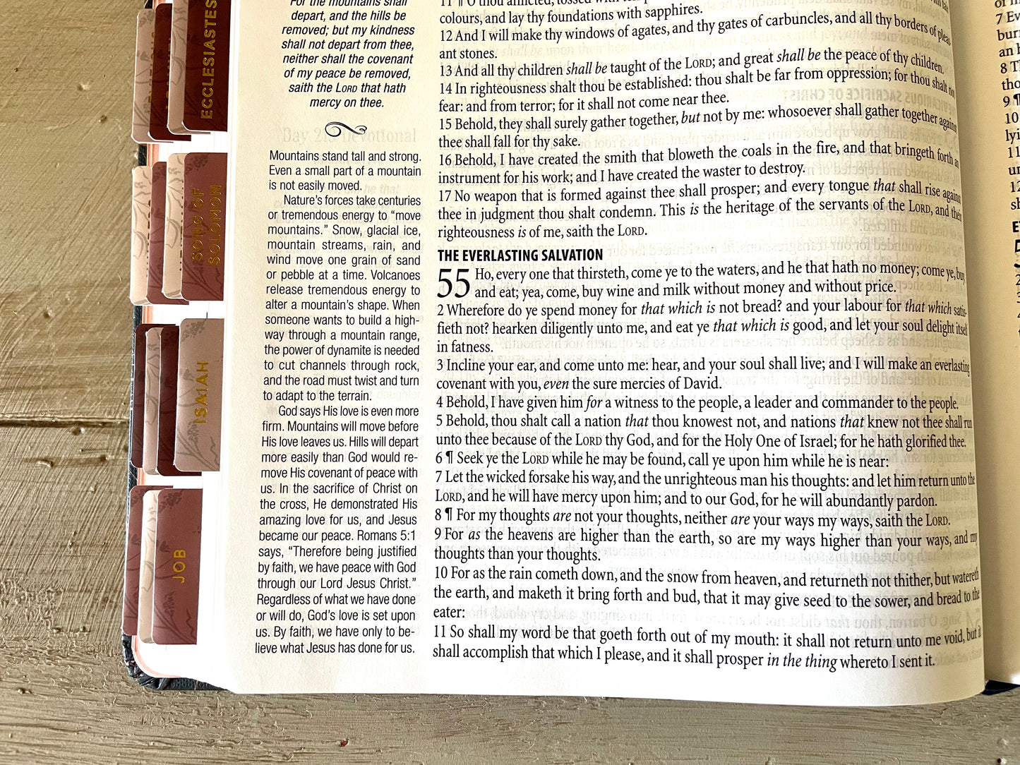 KJV Floral Devotional Bible – Jonesmann Mercantile